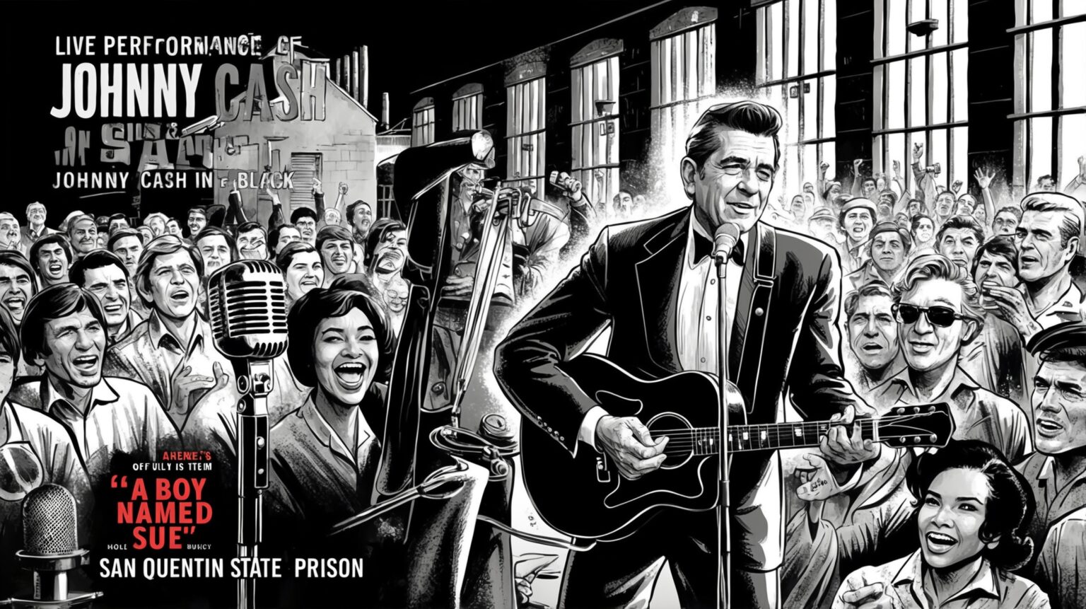 Behind the Humor: Unraveling the Story of Johnny Cash’s “A Boy Named ...